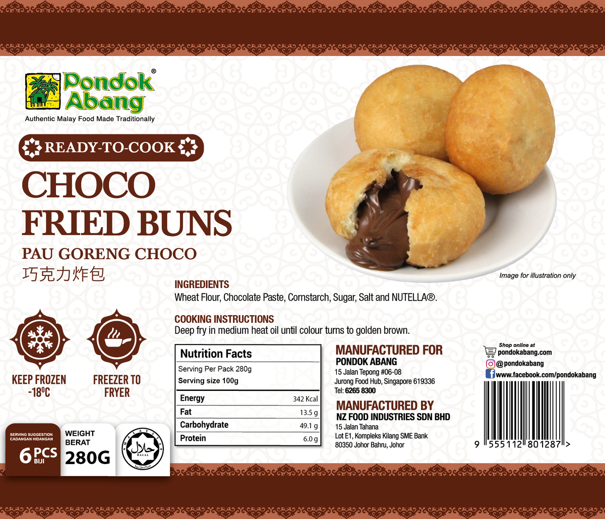 Choco Fried Buns (Pau Goreng Choco) – Pondok Abang