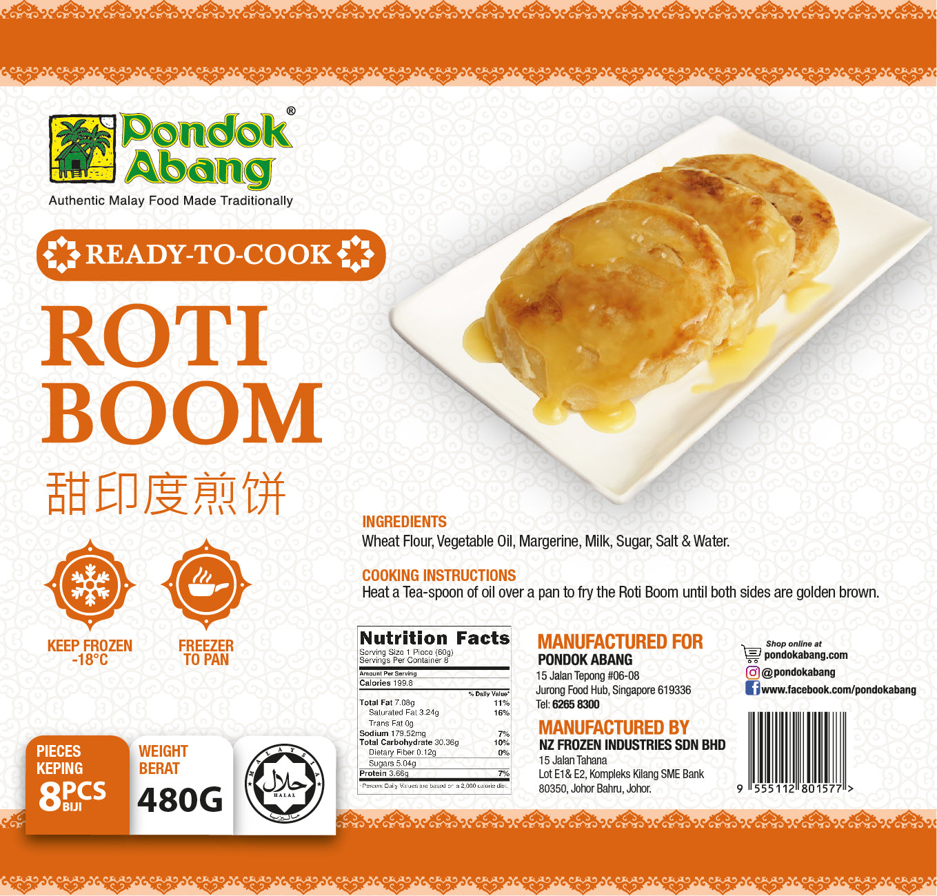 Roti Boom 8pcs – Pondok Abang